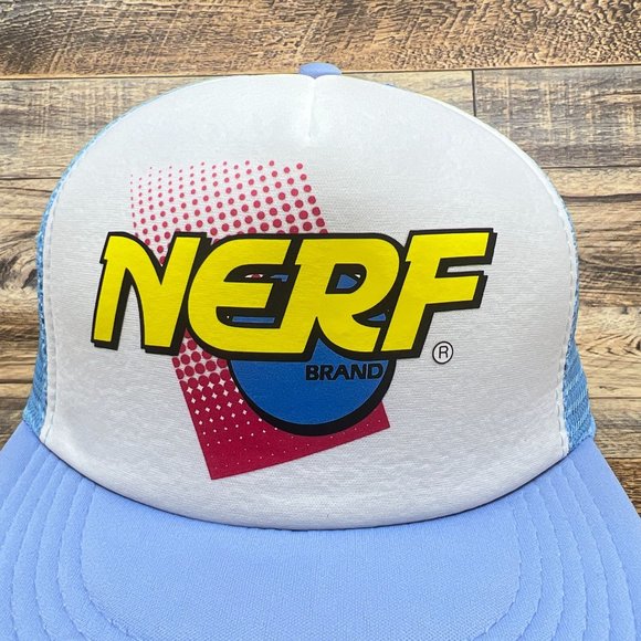 Unbranded | Accessories | Vintage Nerf Mens Trucker Hat Baby Blue ...